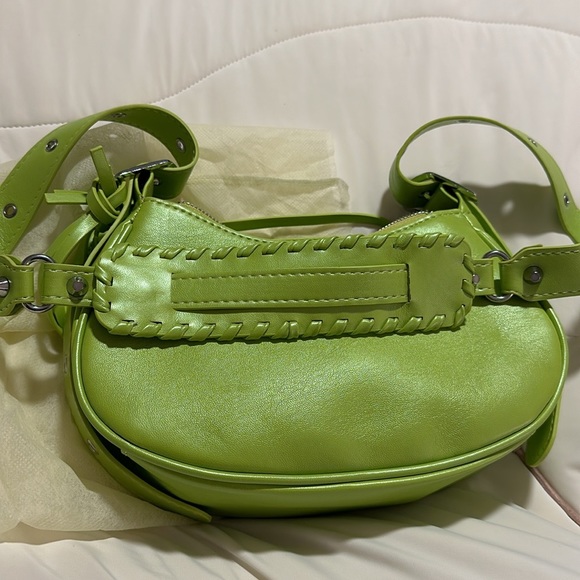 Bags | Nwot Lime Green Shoulder Bag | Poshmark